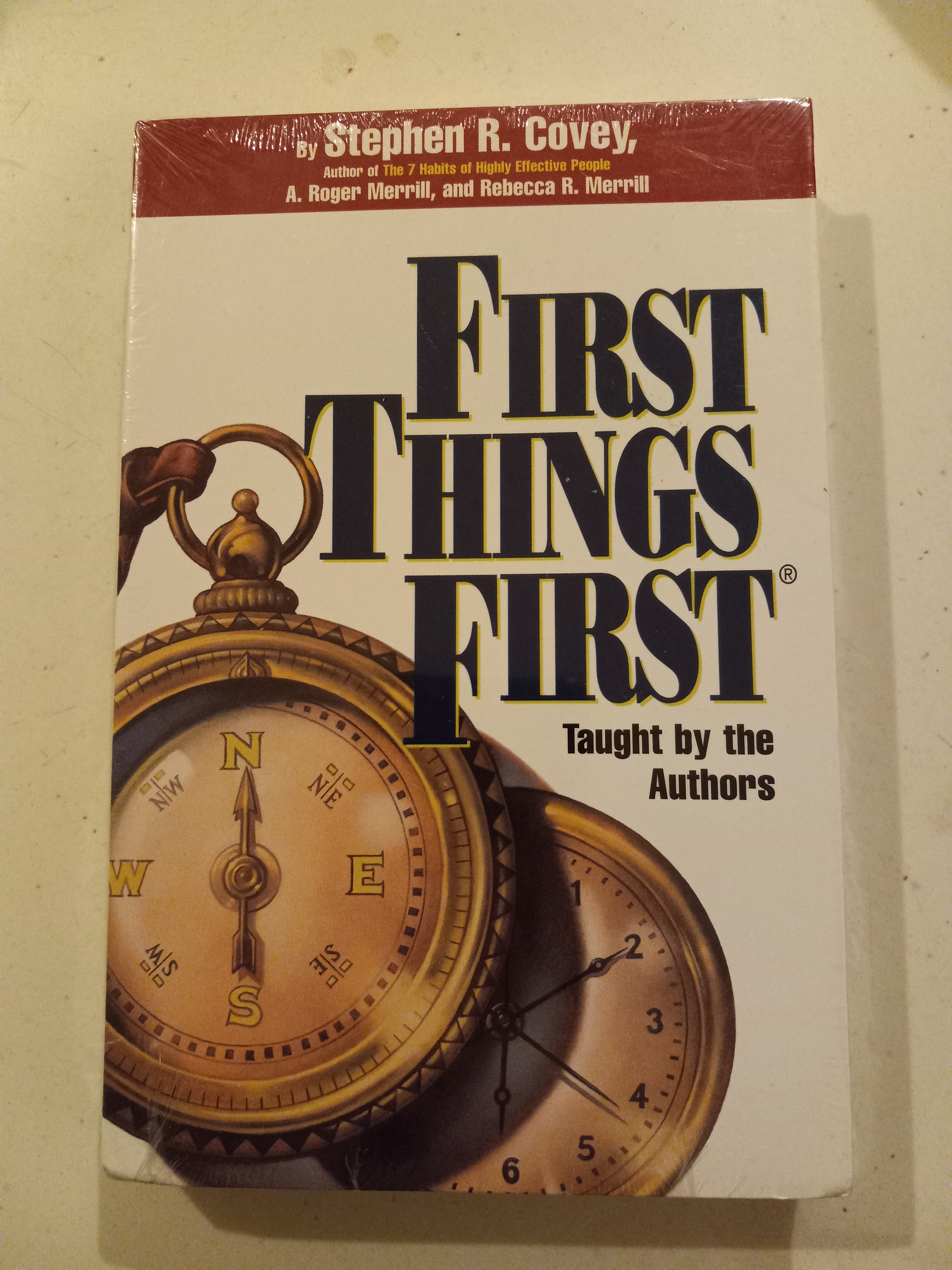 First Things First, Stephen R. Covey & Merrill, Book 4 of 6, 1 & 2 | 5 ...